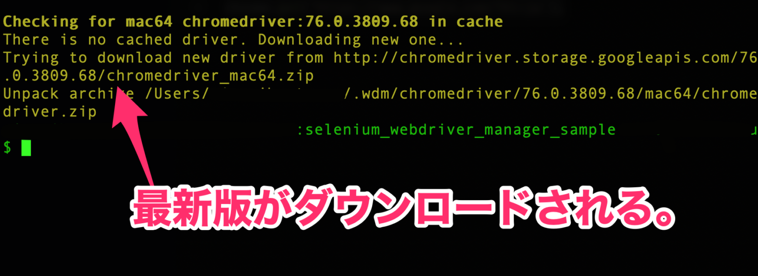 Webdriver Managerを使って実際に自動でWebDriverを更新する方法 - ソロメイカー